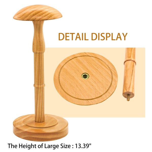 Wood Hat Stand (Natural)(One Piece)