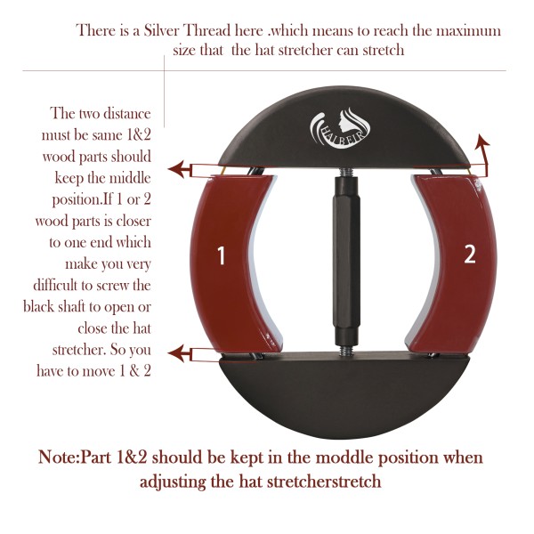 DOUBLE COLOR 4-WAY HATSTRETCHER